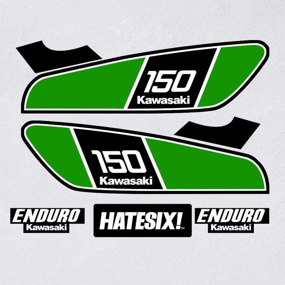 Sticker Decal Vintage Bike Enduro Side Cover Tank - Etsy