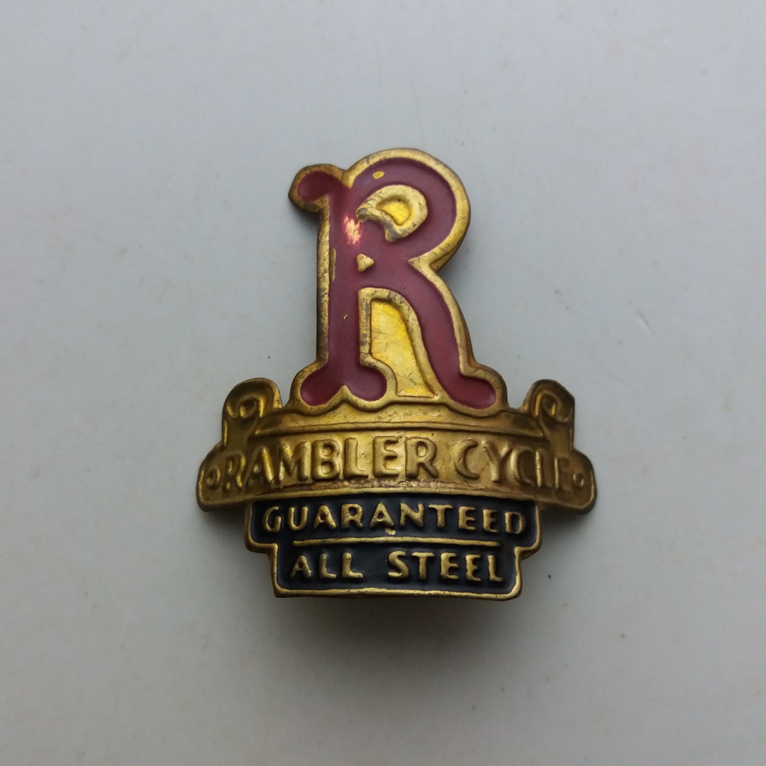 Vintage Head Badge Emblem Rambler Bicycle NOS - Etsy