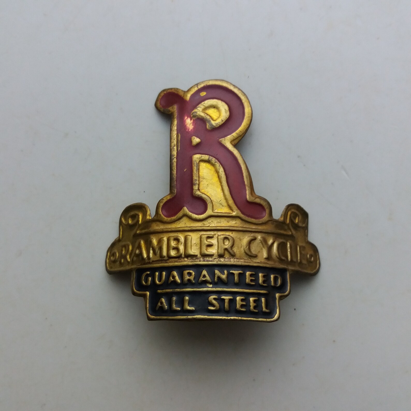 Vintage Head Badge Emblem Rambler Bicycle NOS - Etsy