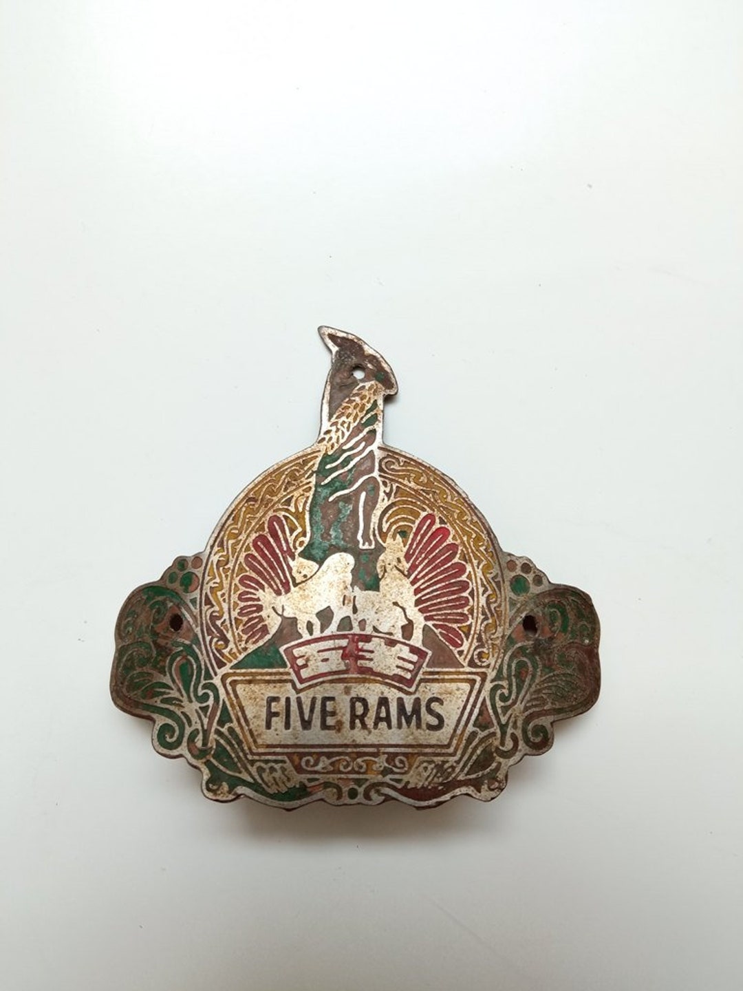 NOS Original FIVE RAMS Head Badge Emblem for Vintage Bicycle - Etsy