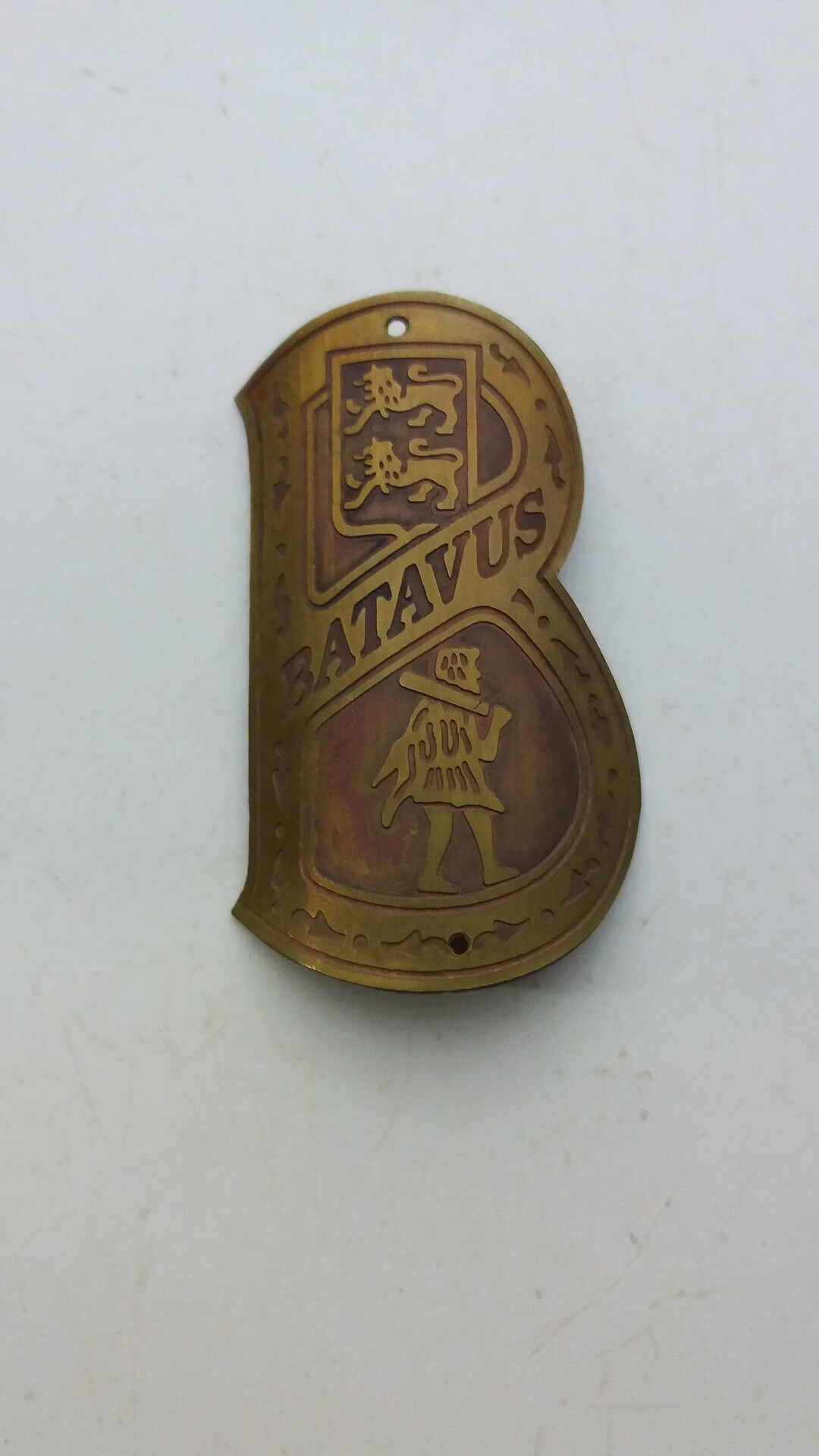 Batavus Brass Emblem Head Badge for Vintage Bicycle - Etsy