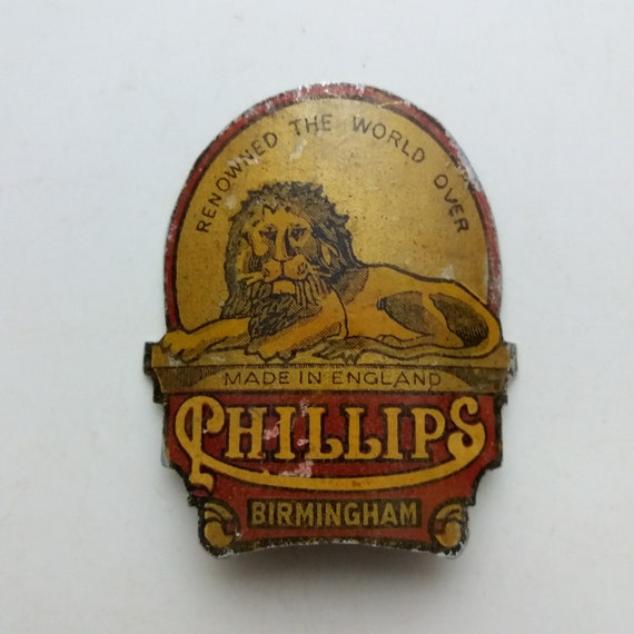 PHILLIPS Yellow Color Head Badge Emblem for Vintage Bicycle | Etsy