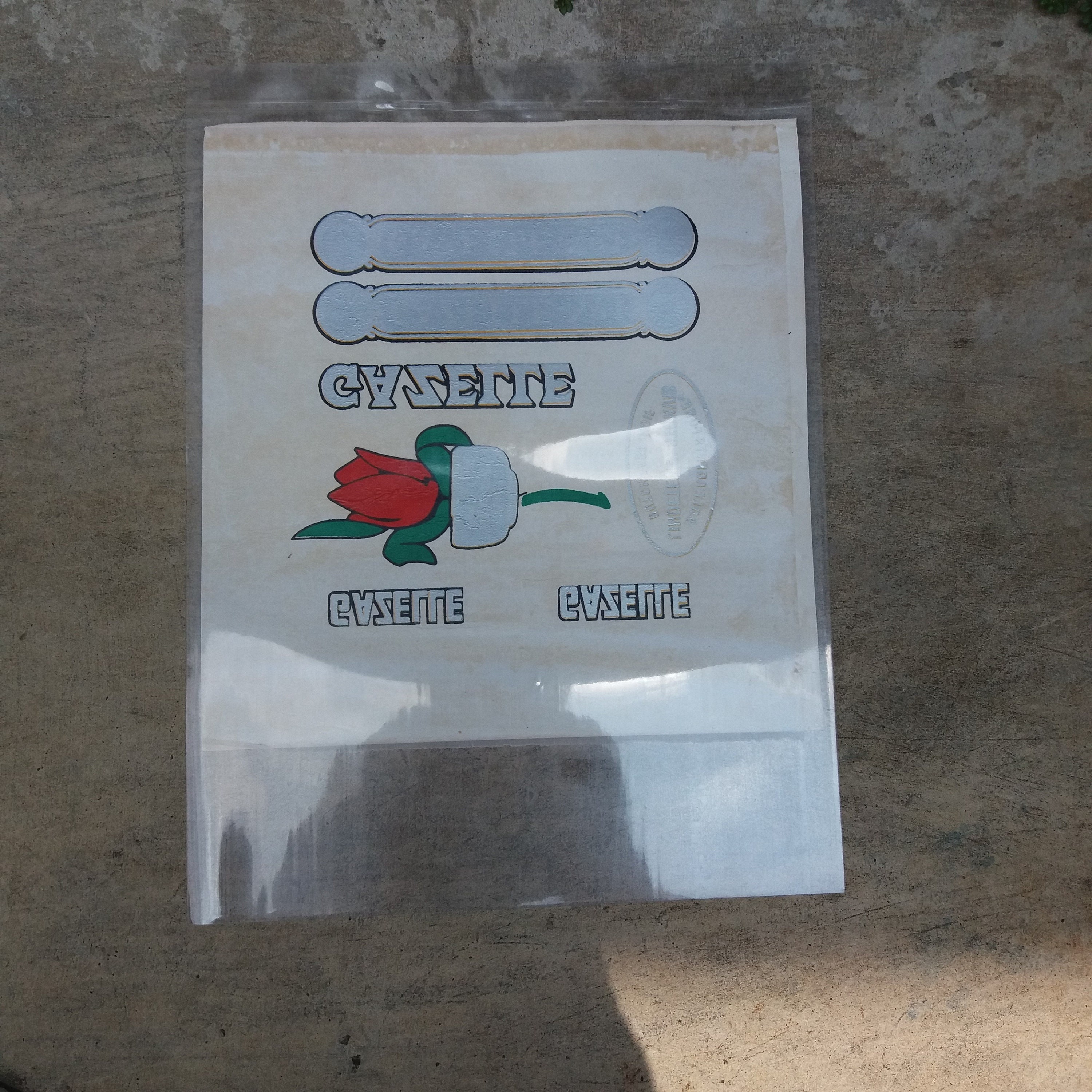 1 Sheet GAZELLE Decal Sticker for Gazelle Vintage Bicycle NOS - Etsy