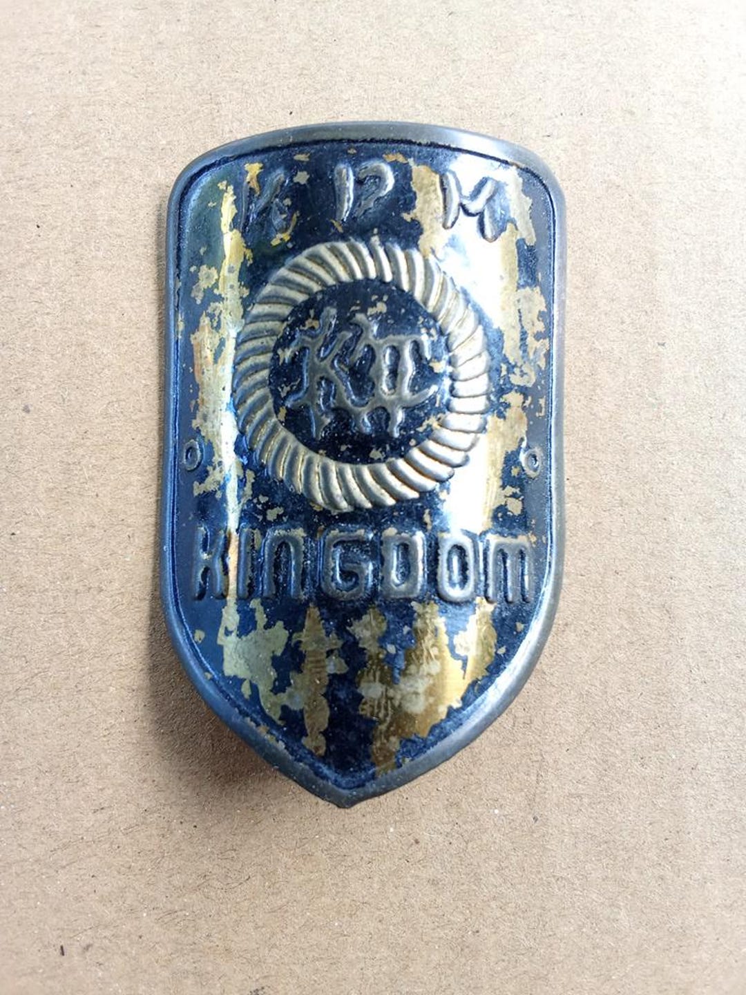 KINGDOM Emblem Head Badge for Kingdom Bike and Other Bicycles NOS - Etsy