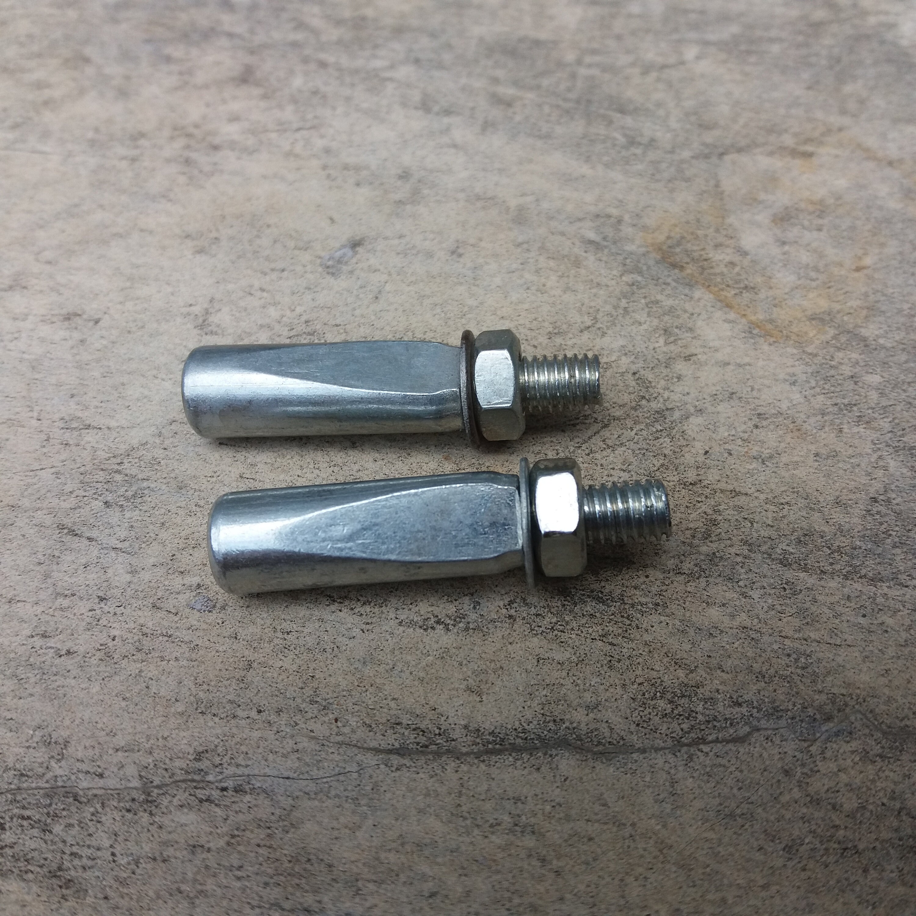 1 Pair NOS Vintage 9.5mm Vintage Bicycle Crank Cotter Pins Polished ...