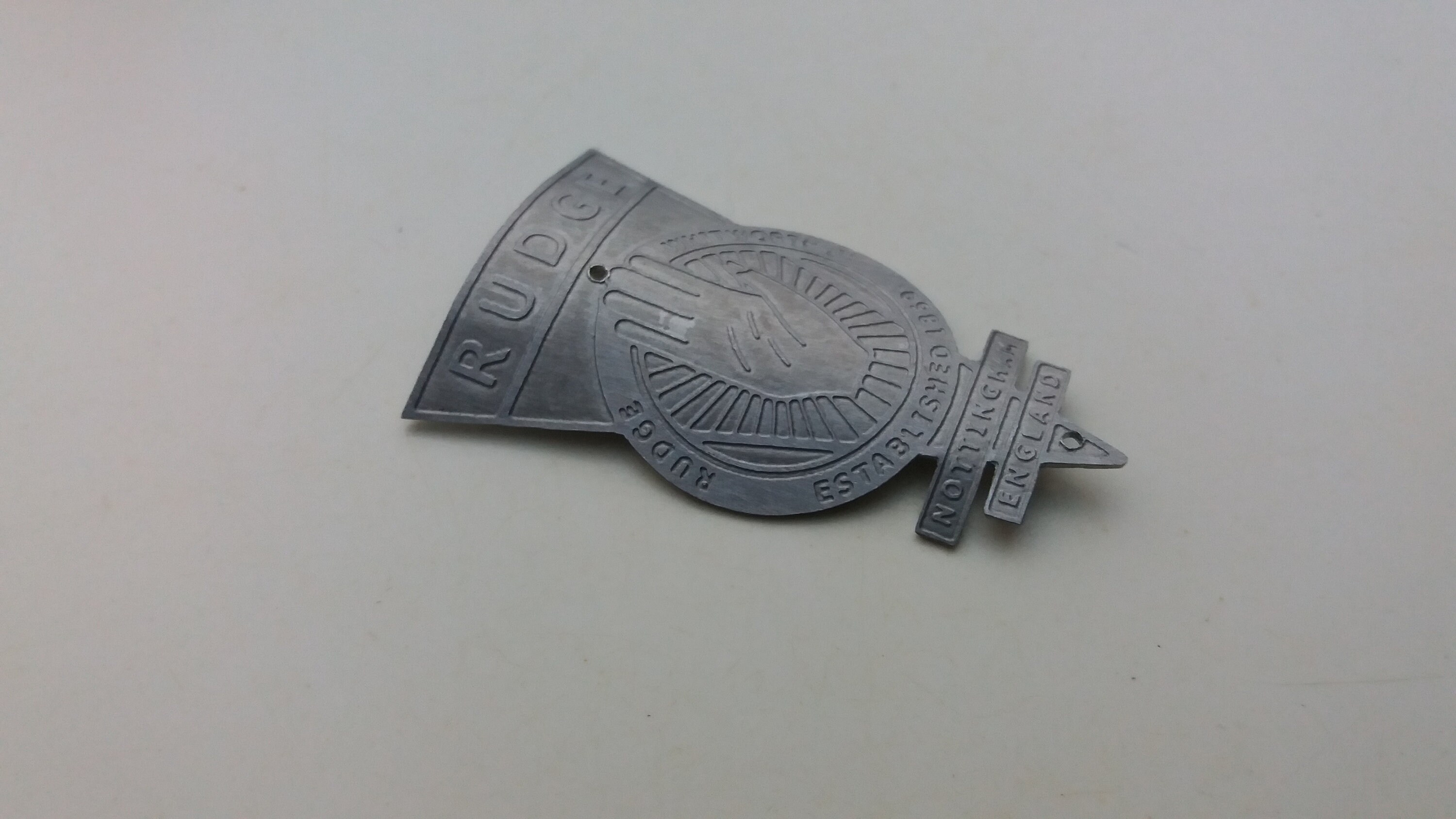 RUDGE Aluminum Emblem Head Badge for Rudge Vintage Bicycle - Etsy