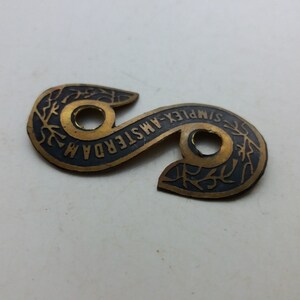 SIMPLEX Brass Emblem Head Badge Rear and Front Emblem for Simplex ...
