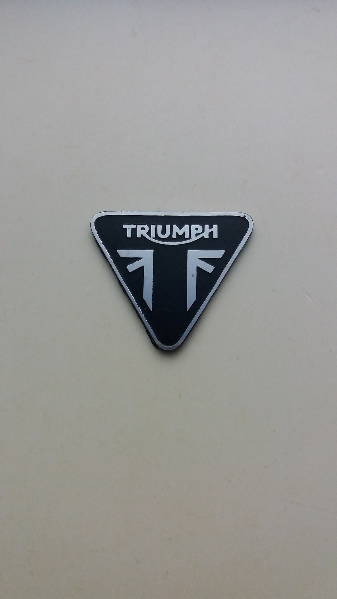 TRIUMPH FLAT LOGO Badge Emblem for Motorcycle and Bicylce - Etsy