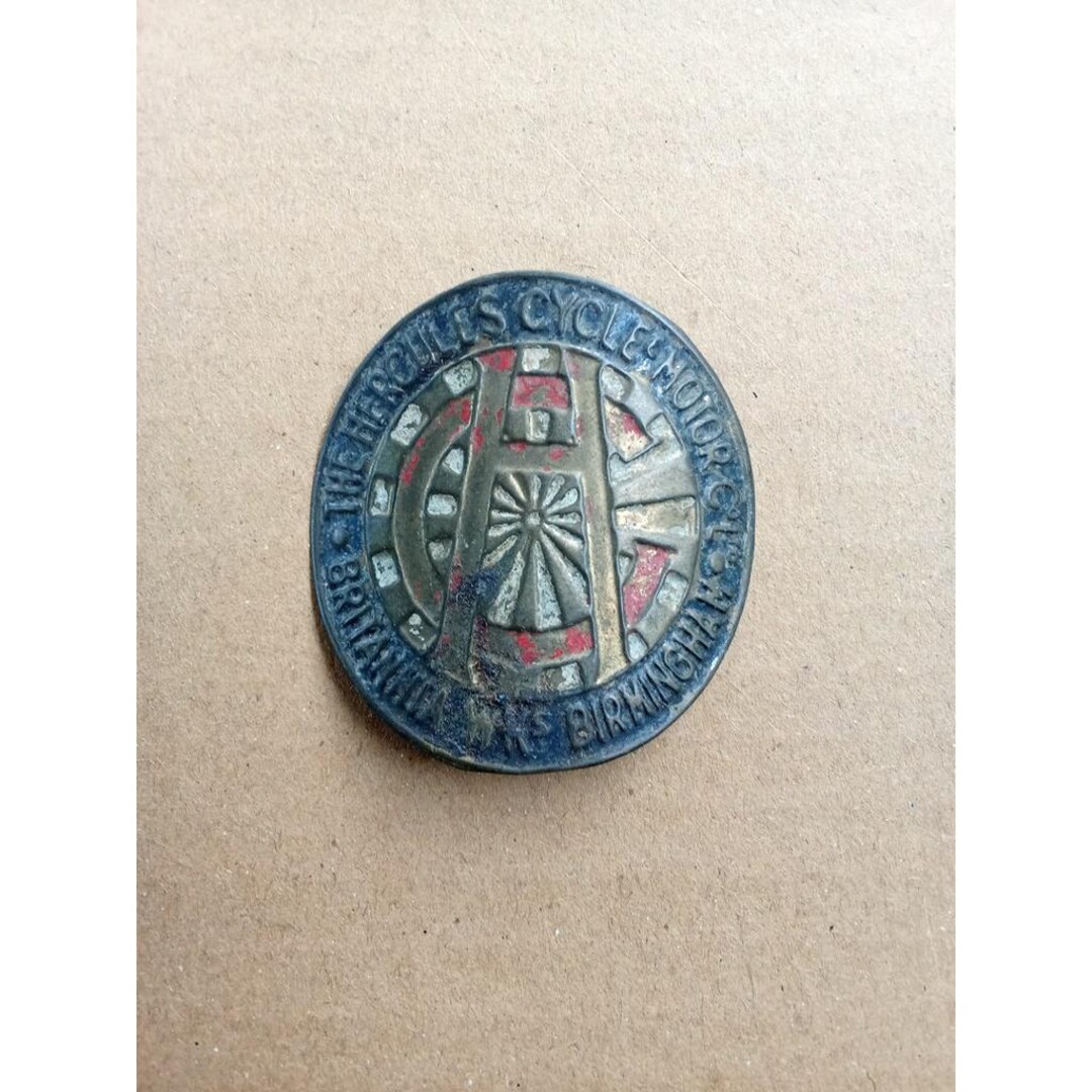 Older HERCULES Head Badge Emblem for Hercules Vintage Bicycle NOS - Etsy