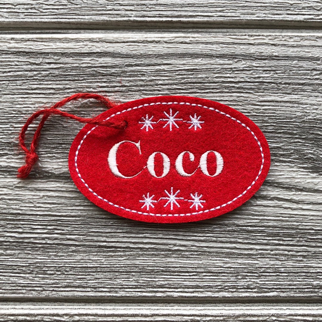 Personalized Name Patch Embroidered Name Tag Customized Ellipse Shape ...