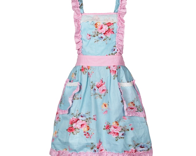 Personalized Aprons for Women Kitchen Apron With Pockets Vintage Floral ...