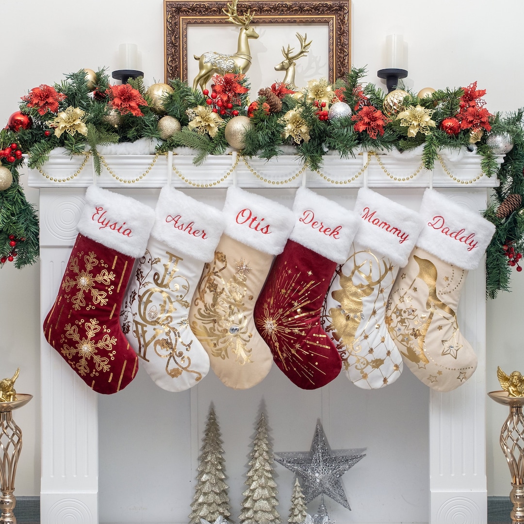 Personalized Christmas Stockings Luxury Family Stockings With Name ...