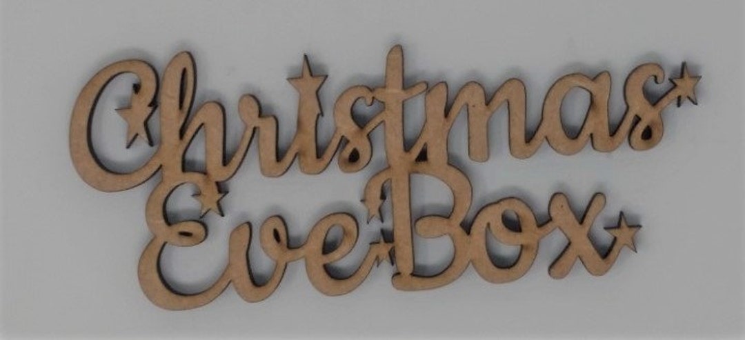 MDF Christmas Eve Box Laser Cut Craft Blanks in Various Sizes - Etsy UK
