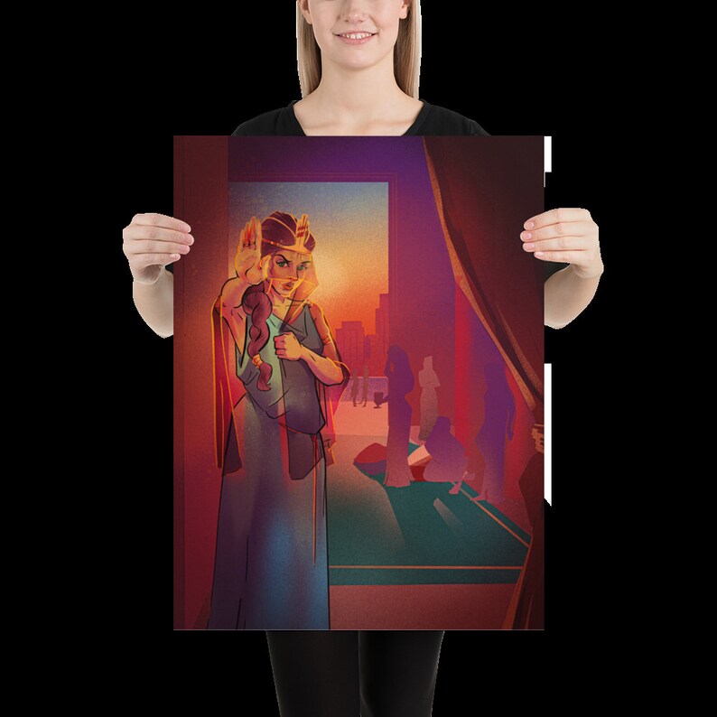 Vashti Queen of Persia Art Print - Etsy