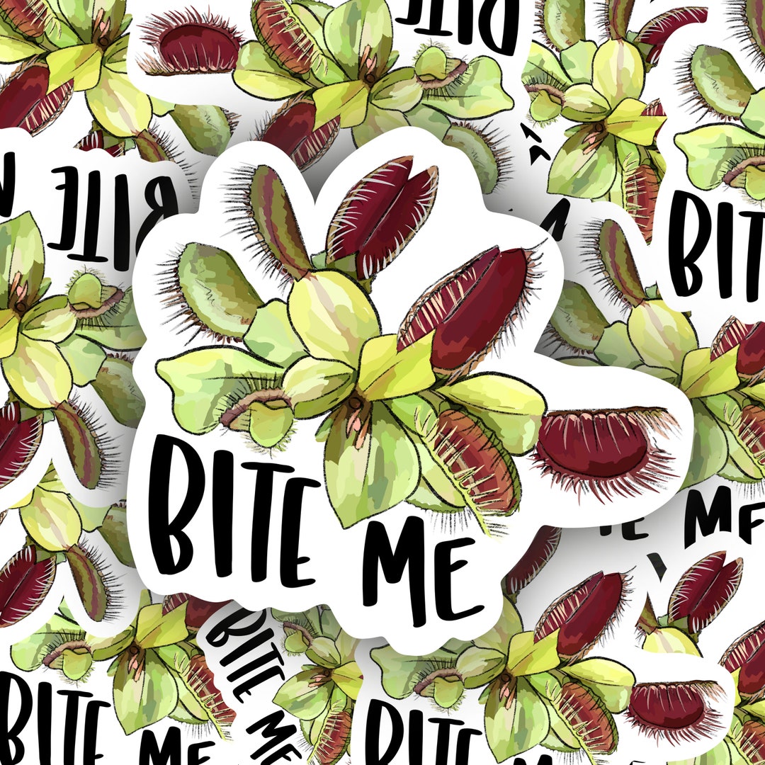 Venus Fly Trap Sticker | North Carolina Native Plant Sticker | Plant ...