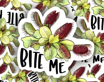 Venus Fly Trap Sticker - Etsy
