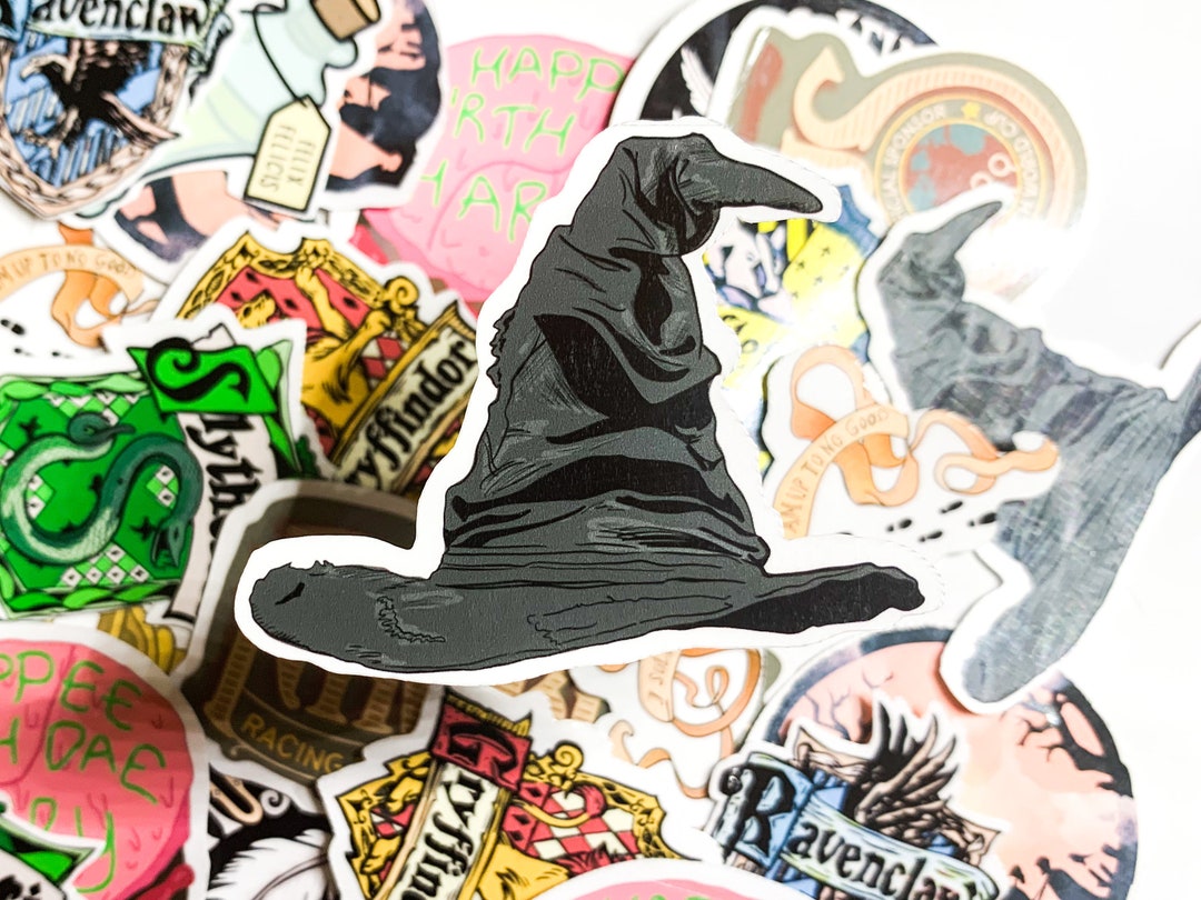 Sorting Hat Sticker Hogwarts Sorting Hat - Etsy