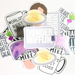 The Office Sticker | Dunder Mifflin Logo Sticker - Etsy