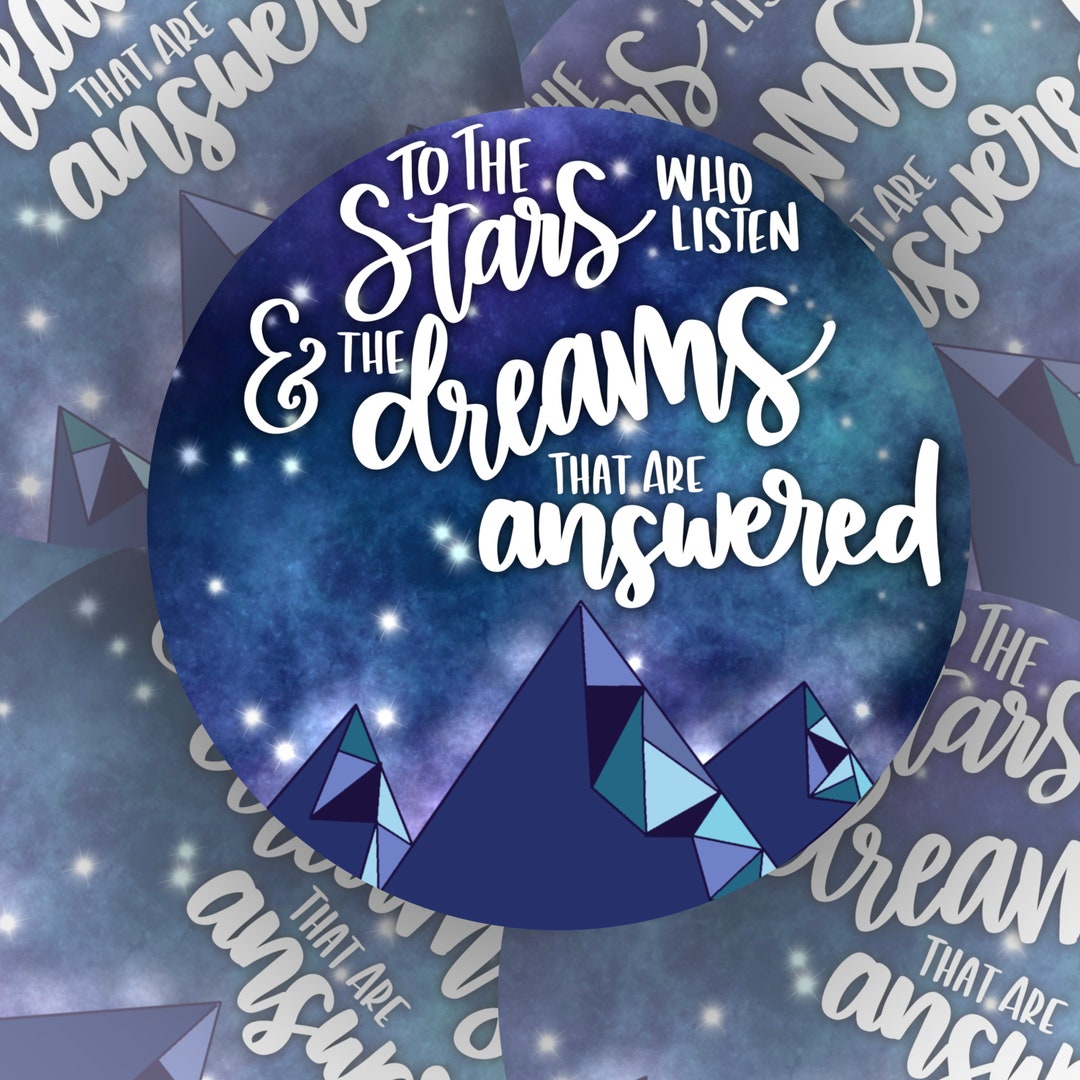 ACOMAF Sticker | A Court of Mist and Fury Inspired Sticker | ACOMAF ...