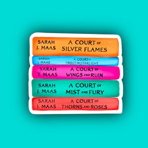 ACOTAR Sticker | SJM ACOTAR Book Stack Sticker - Etsy