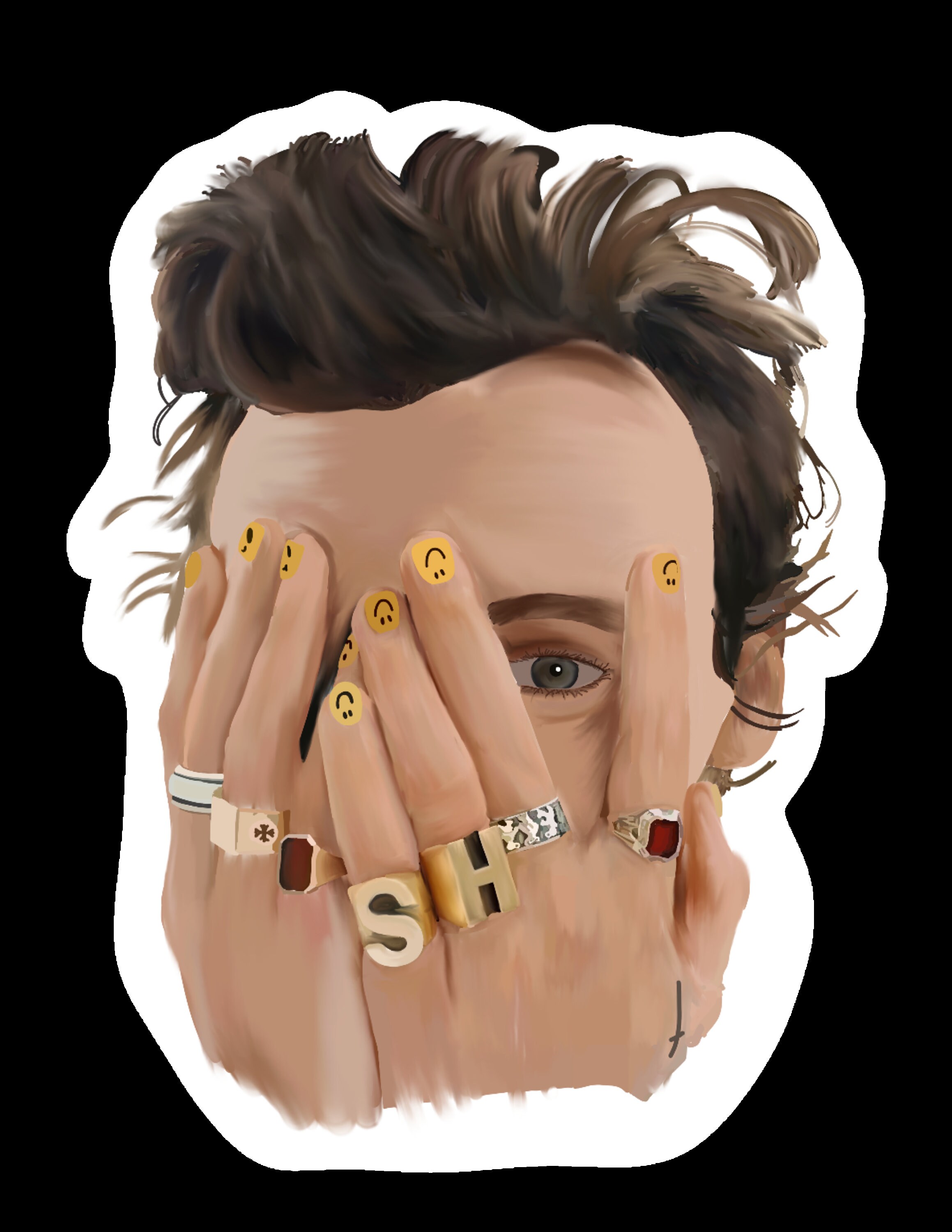 Harry Styles Hand Size