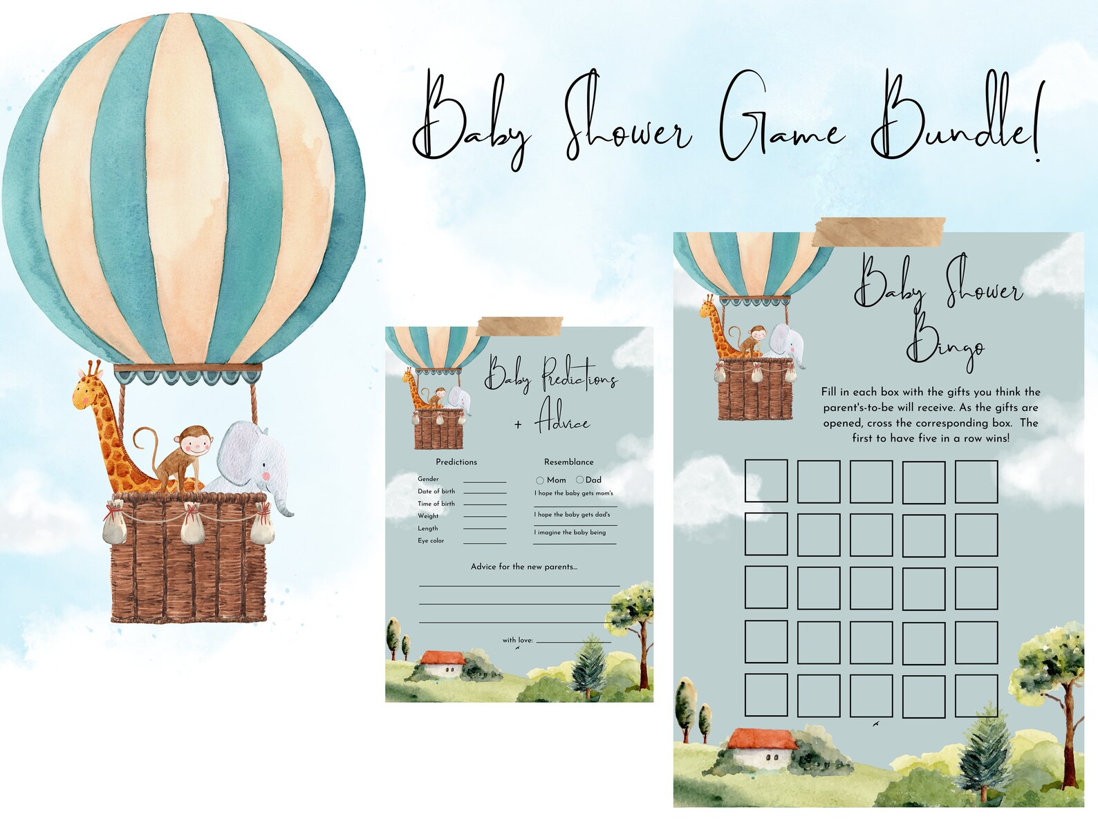 Baby Shower Games| 14 Baby Shower Games Bundle and Answer Key | Baby ...