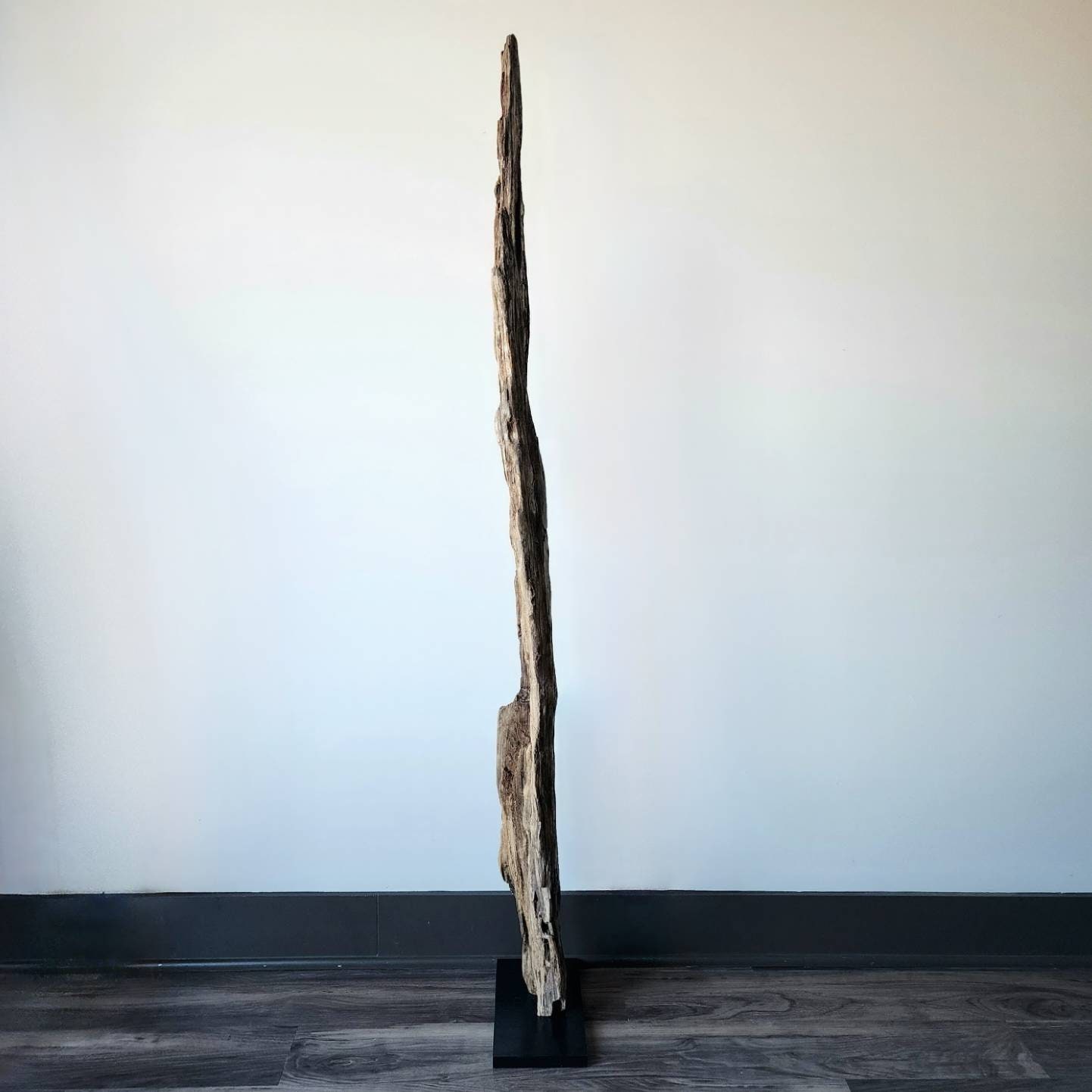 Rustic Driftwood Art Sculpture split Greys' - Etsy