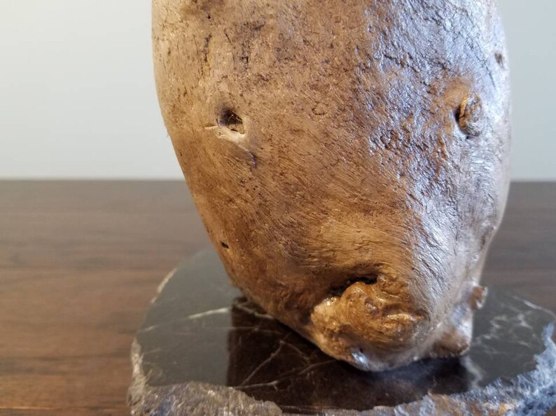 Driftwood Root Sculpture scenic Root With Marble - Etsy