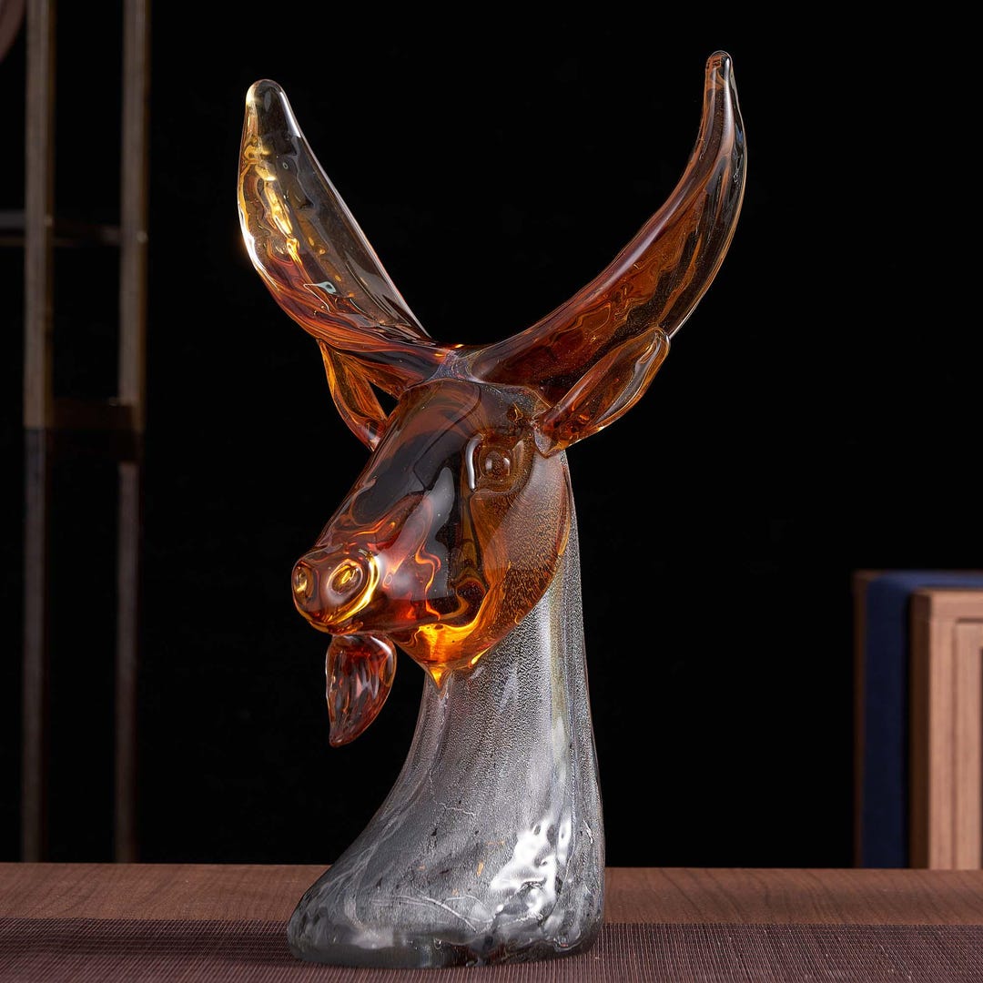 Hand Blown Glass Art Sculpture - Etsy