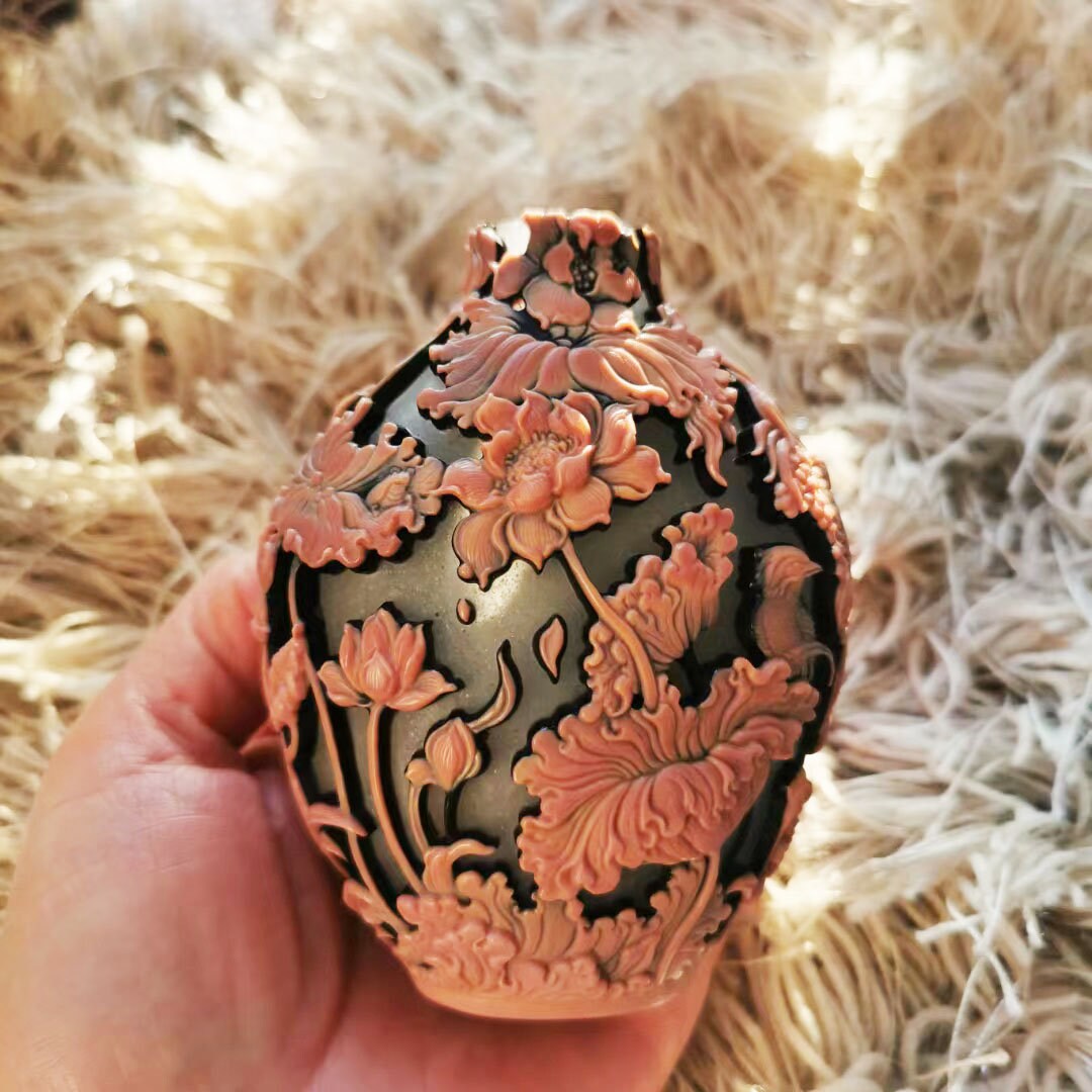 Hand Made Glass Art Lotus Sculpture - Etsy