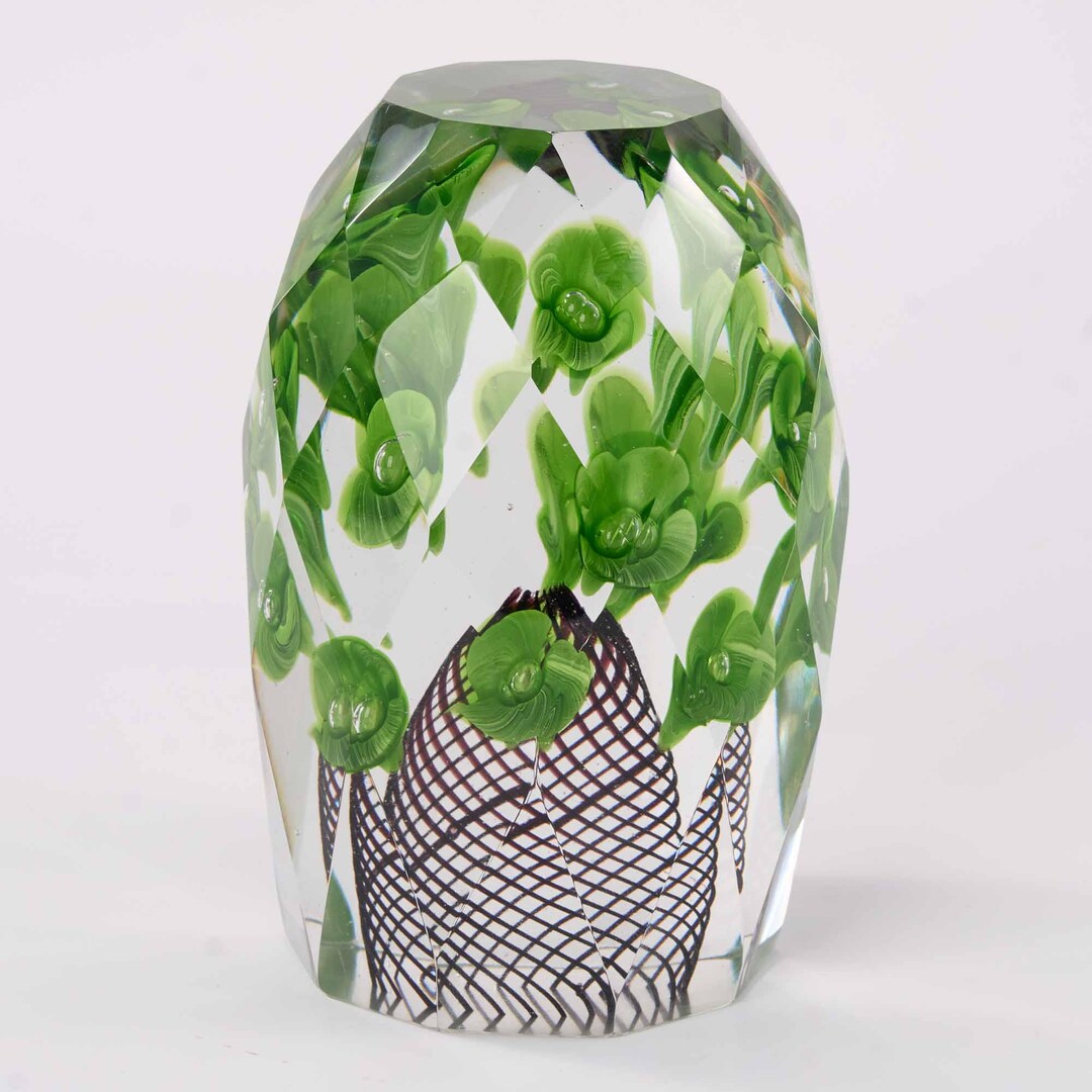 Hand Blown Glass Flower Sculpture - Etsy