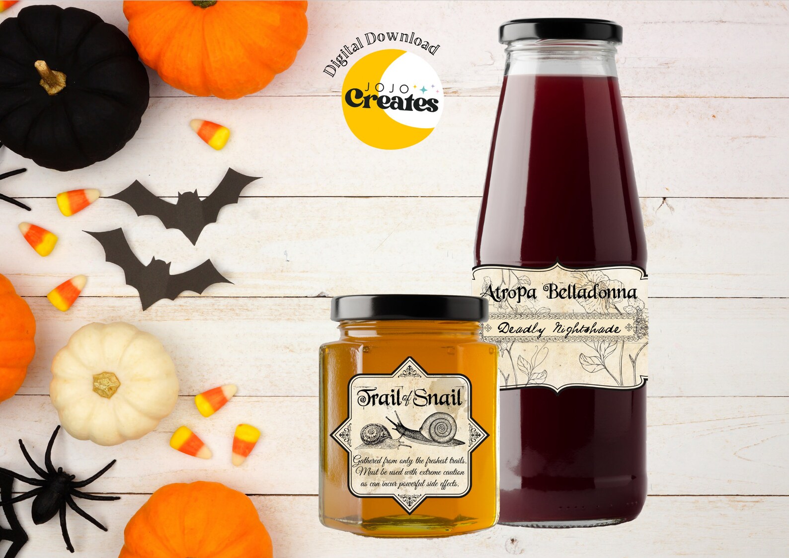 25 Aged Potion Bottle Labels Halloween Party Gift Witch Wizard - Etsy