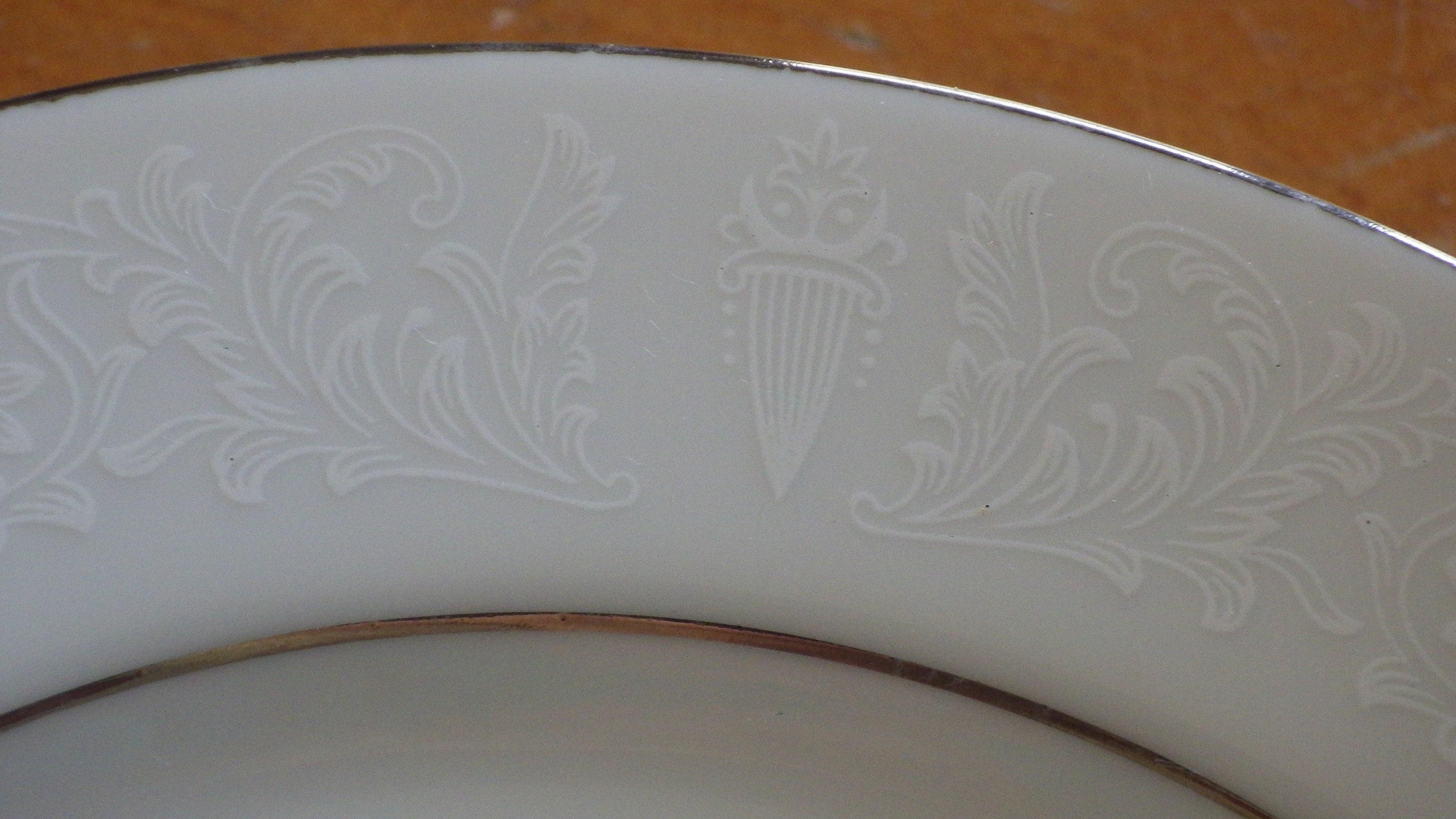 Crown Victoria Lovelace Dinner Plates, Platinum Trim, Set of 6 - Etsy