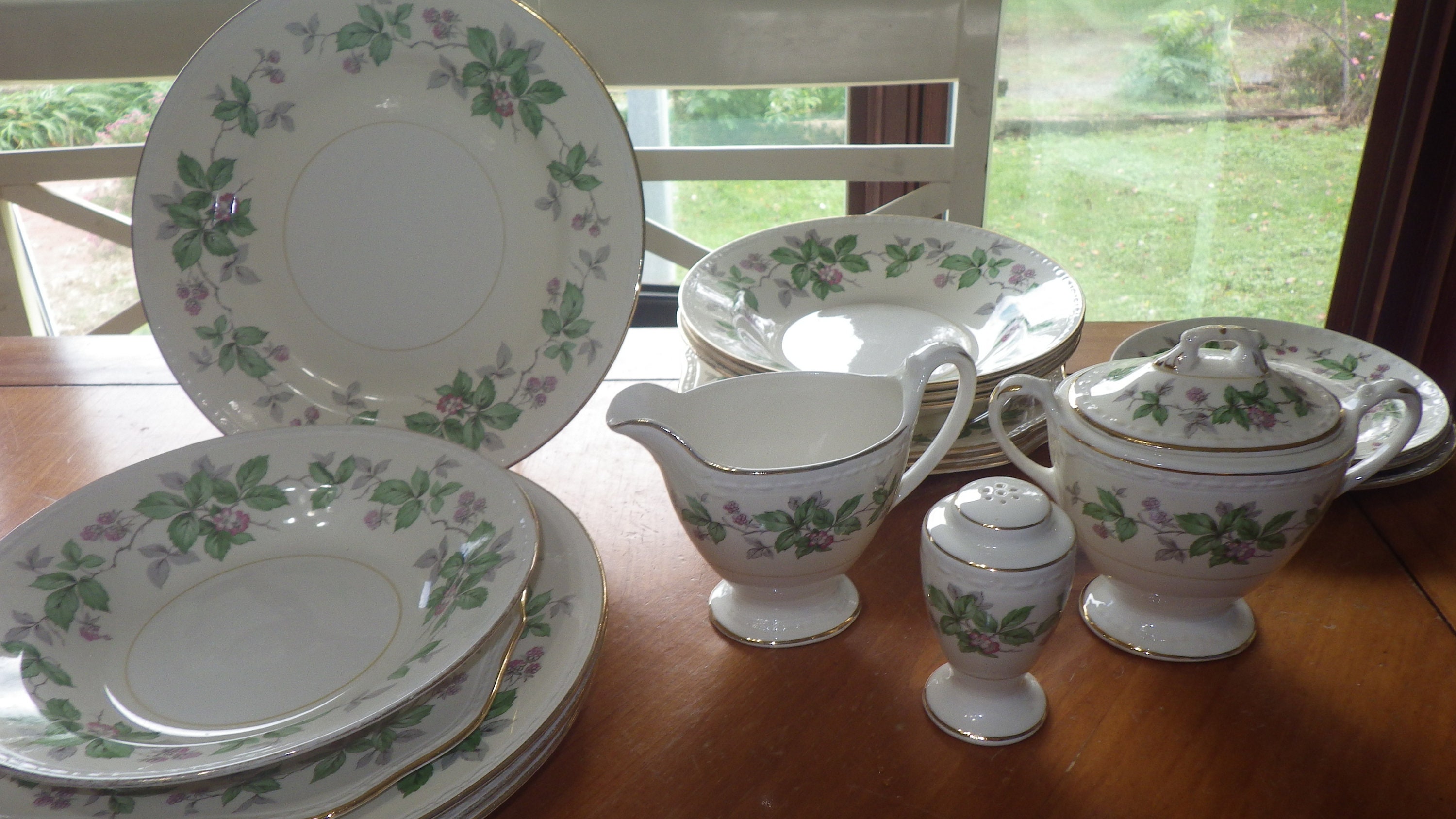 Vintage Homer Laughlin Dinnerware Set Eggshell Georgian Service 4 No ...