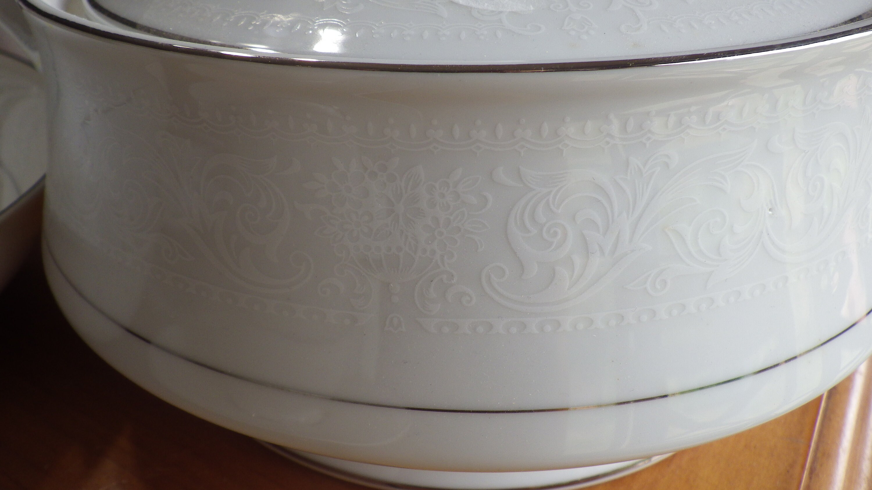 Vintage White China Dinnerware Bridal 62 pieces Mostly service | Etsy