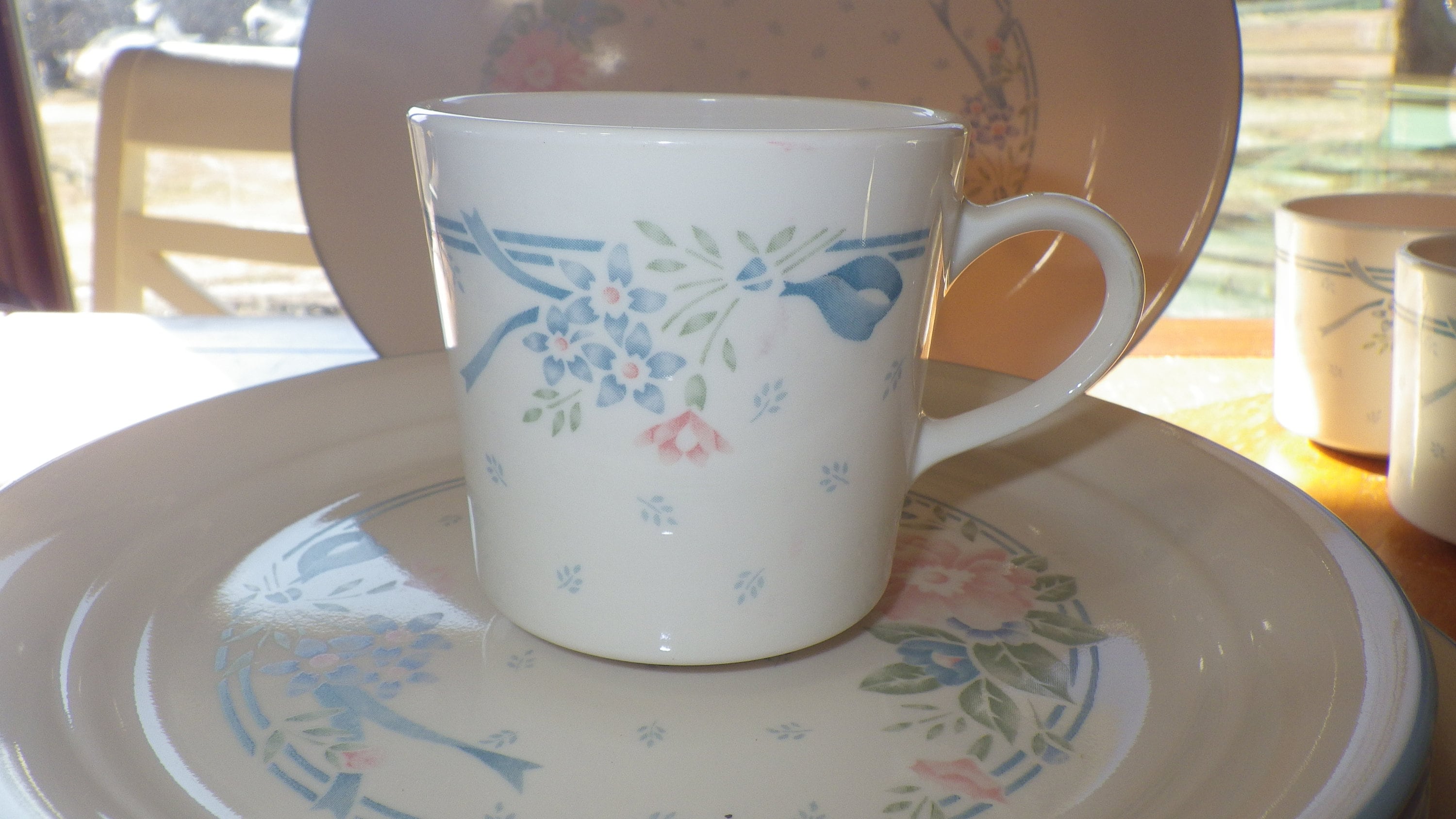 Corelle Dinnerware Set Symphony Corelle by CORNING Service for 6 Plates ...