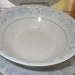 Blue White Fine China Dinnerware Set Blue Floral Design Rimmed Platinum ...