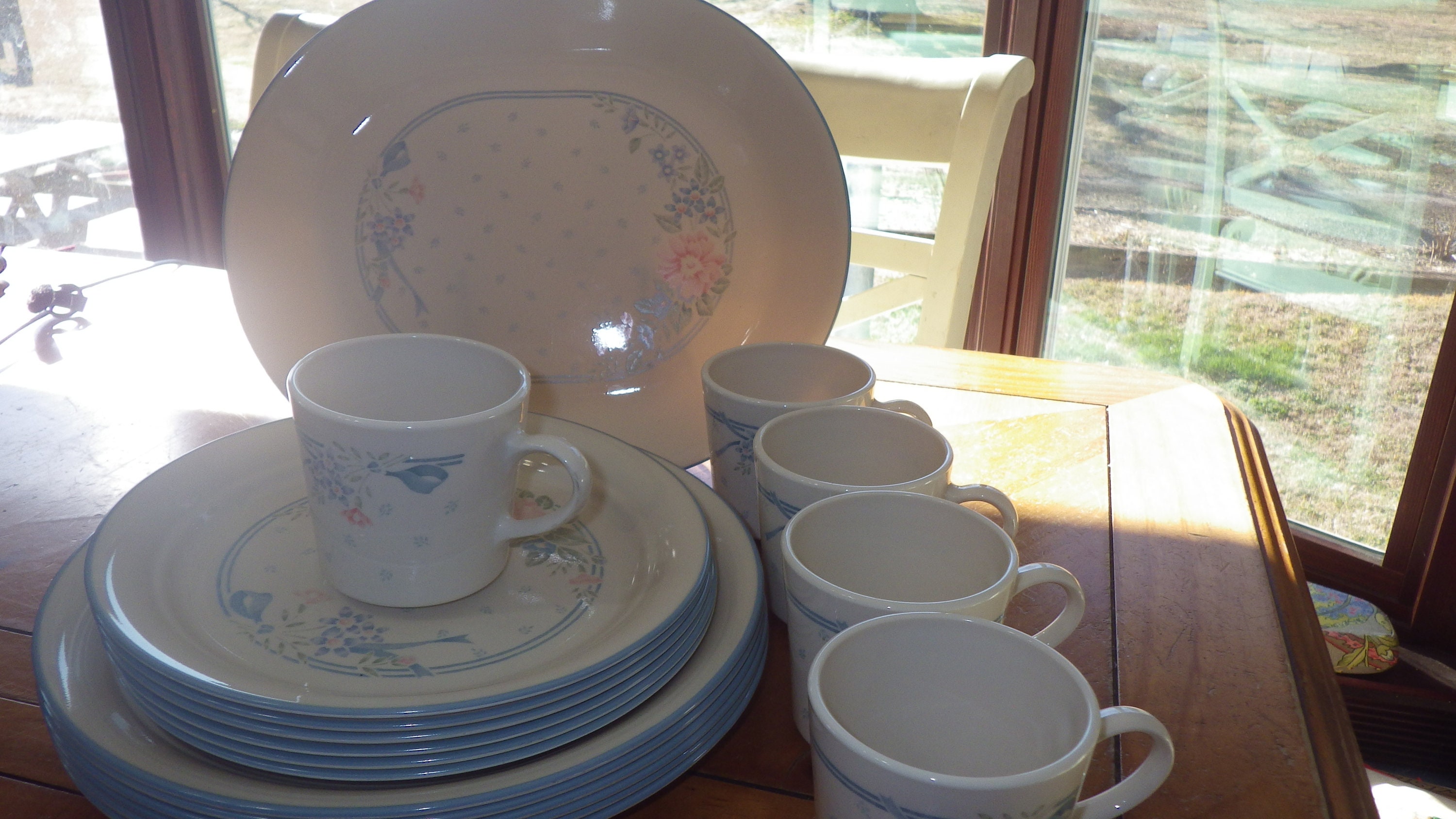 Corelle Dinnerware set Symphony Corelle by CORNING service for | Etsy