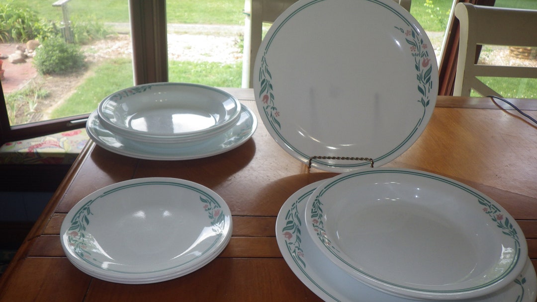 Corelle Dinnerware Set Rosemarie by Corning Corningware 12 Pieces ...