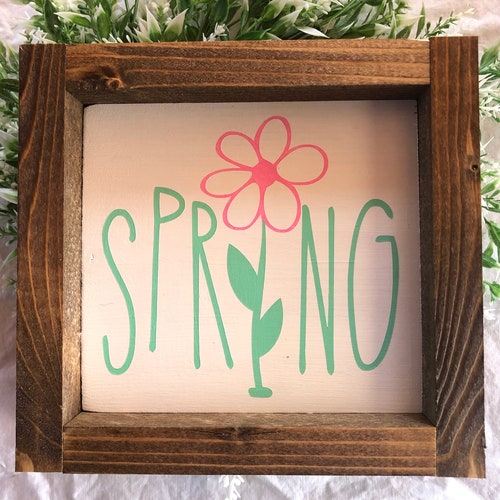 Hello Spring SVG Instant Download Spring Svg Hand Lettered | Etsy