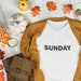 Sunday Shirt Sunday T-shirt Sunday Tee Bday Gifts for Women Men Kids ...