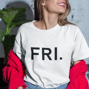 Days of Week Shirts, Mondey Shirt, Tuesday Tshirt, Wednesday Tee ...