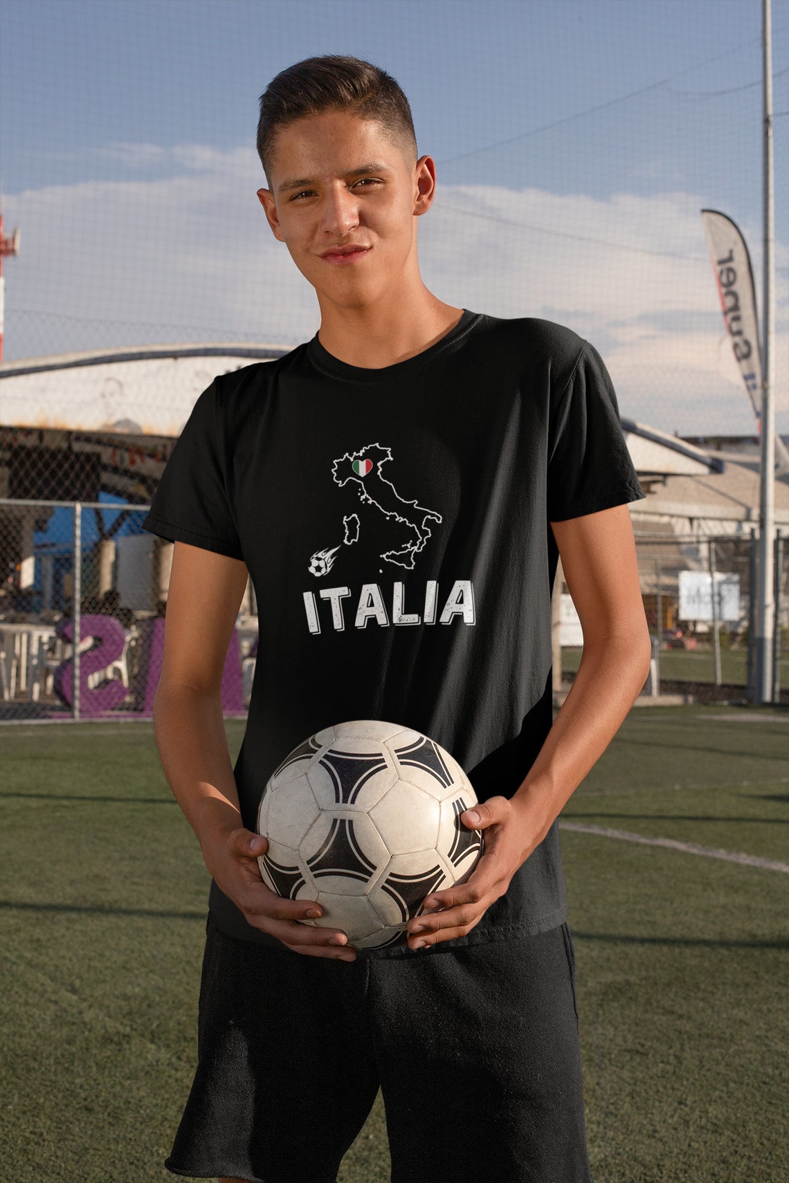 Italy Football T-shirt Italian Football Fan Shirt European | Etsy