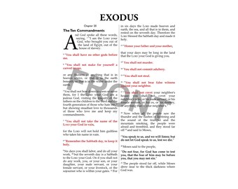 Exodus 20 | Etsy