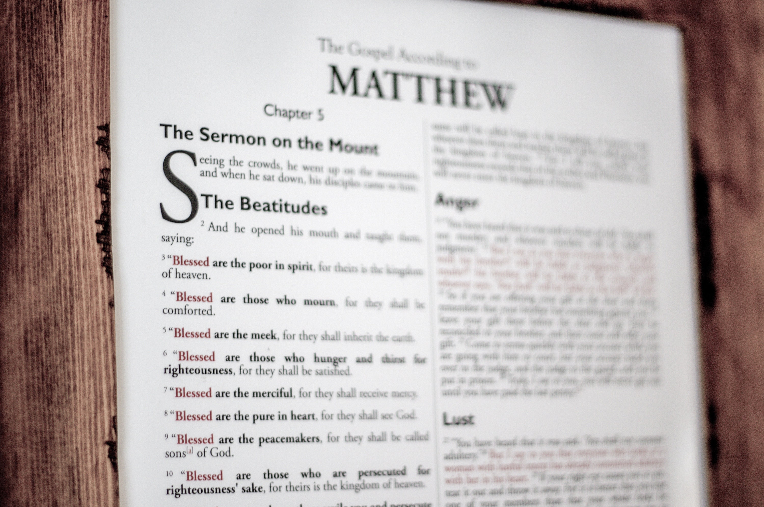 Matthew 5 the Sermon on the Mount part 1 W/hebrew 24x30 - Etsy