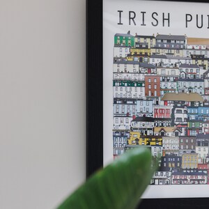 Irish Pubs Illustration, 52 Irish Pubs, Irish Gift, Souvenir, Irish ...