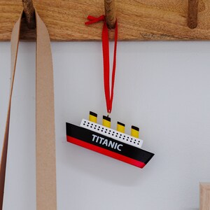Wee Titanic, Mini Wooden Titanic Model, Titantic Decoration, Titanic ...