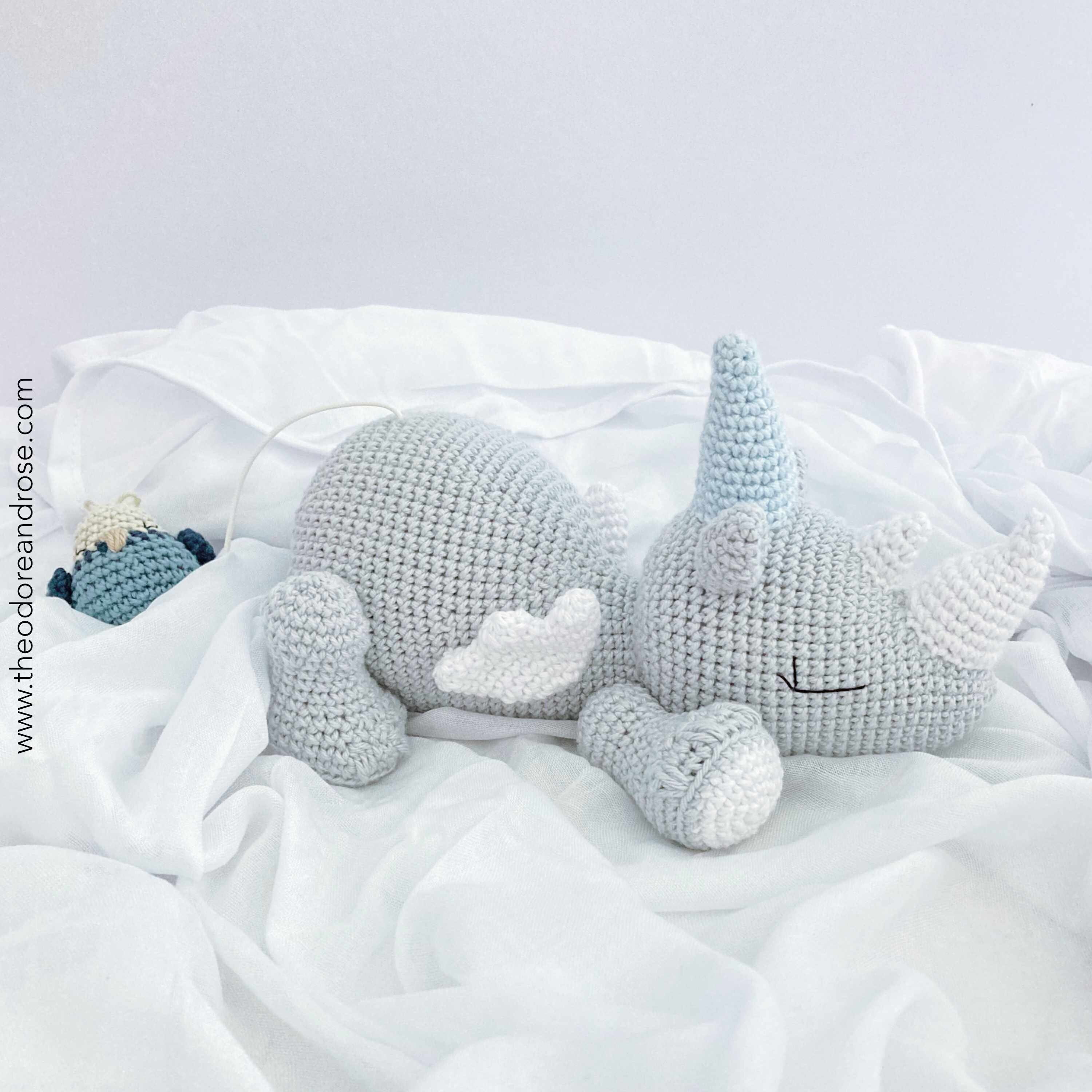 Crochet Pattern Raji the Rhinocorn | Amigurumi Rhinocorn, Musical Pull ...