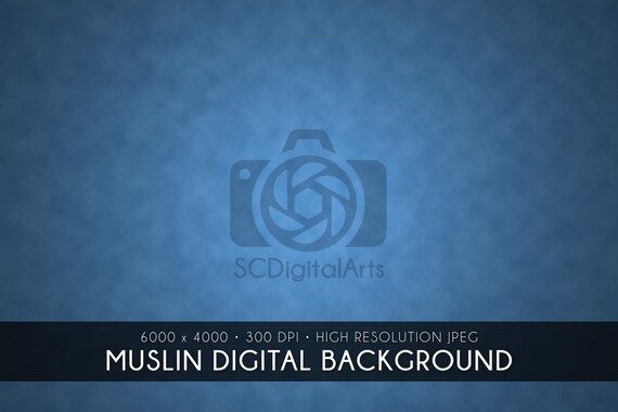 Sky Blue Muslin-inspired Digital Background | Etsy