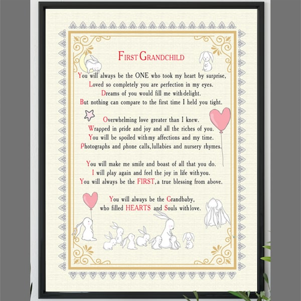 First Grandchild - Etsy